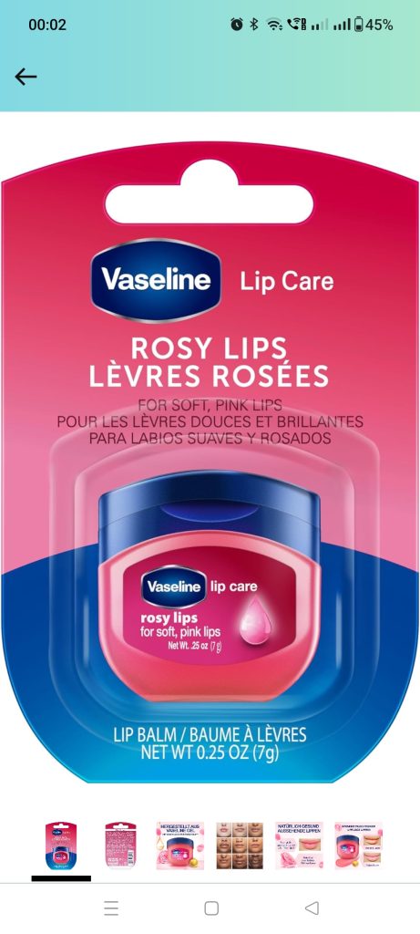 Vaseline Rosy Lip Therapy Rosy Lip Balm – Wellvibe